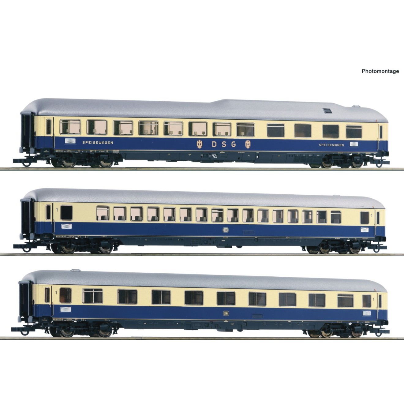 Roco 74049 3er Set Rheinpfeil DB #2, TINA'S MODELLEISENBAHN - IHR ...